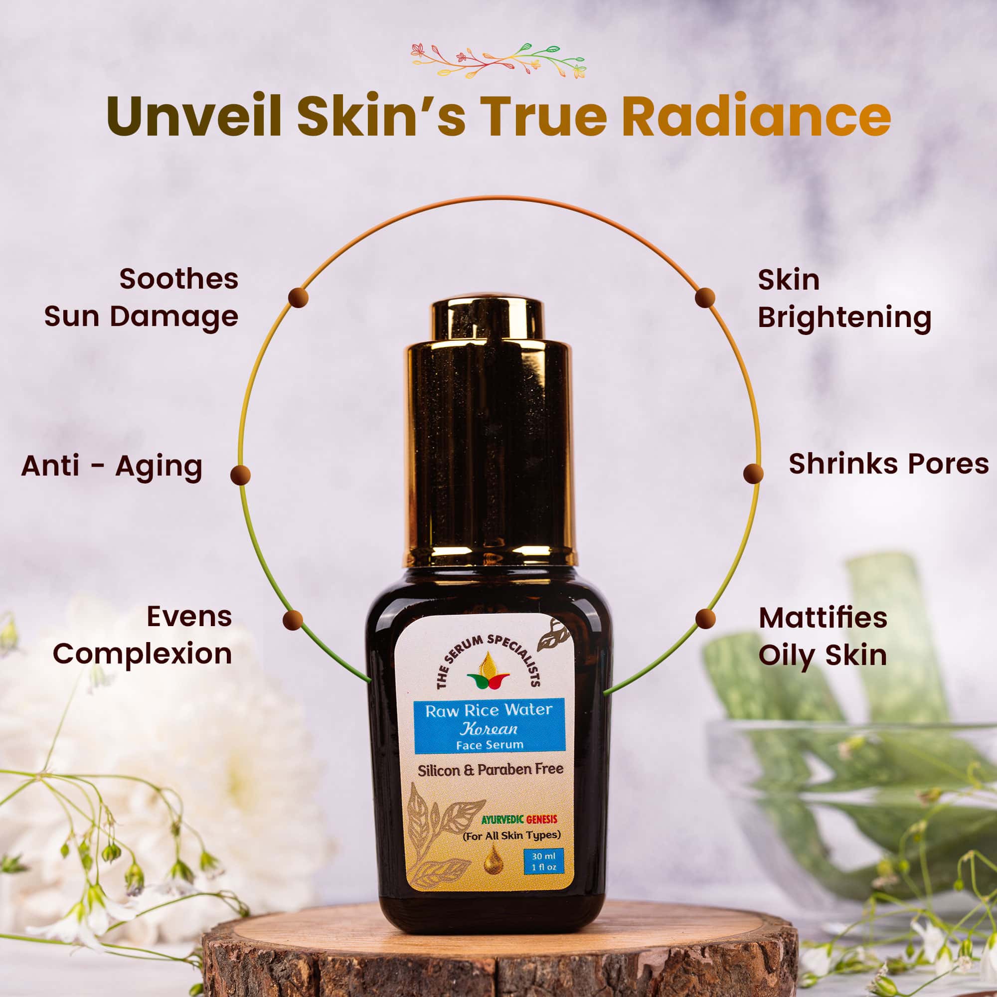 Raw Rice Water Korean Face Serum - The Serum Specialists